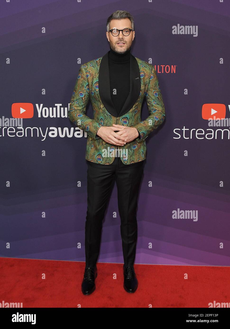 A.J. Gibson arrives at The 9th Annual Streamy Awards held at the ...