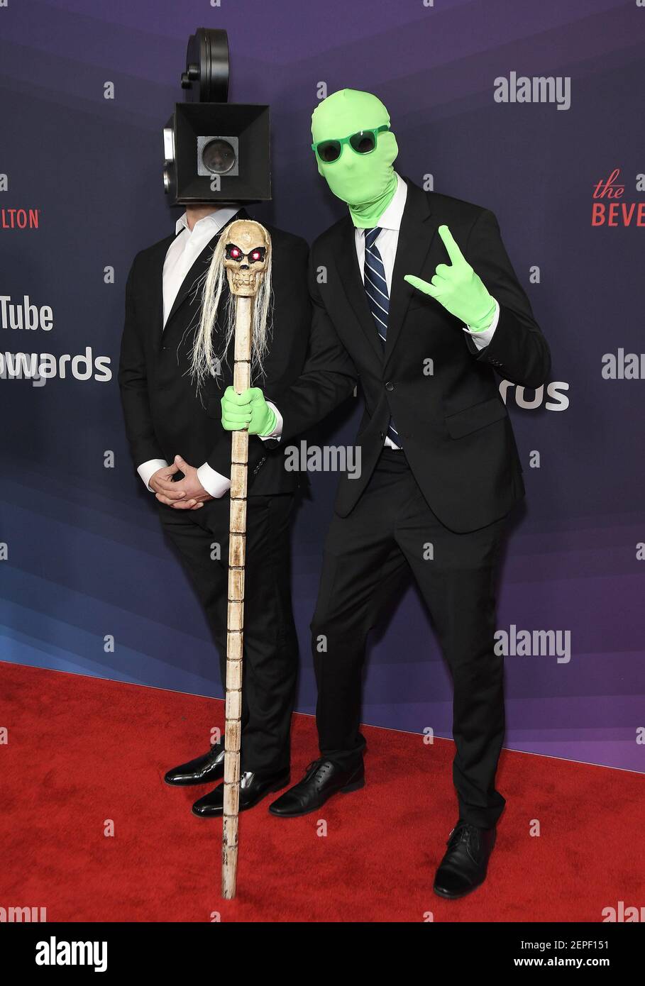 Buttered Side Down arrives at The 9th Annual Streamy Awards held at the ...