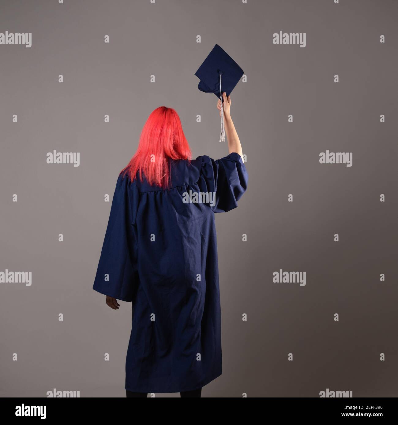 Female graduate back view hi-res stock photography and images - Alamy