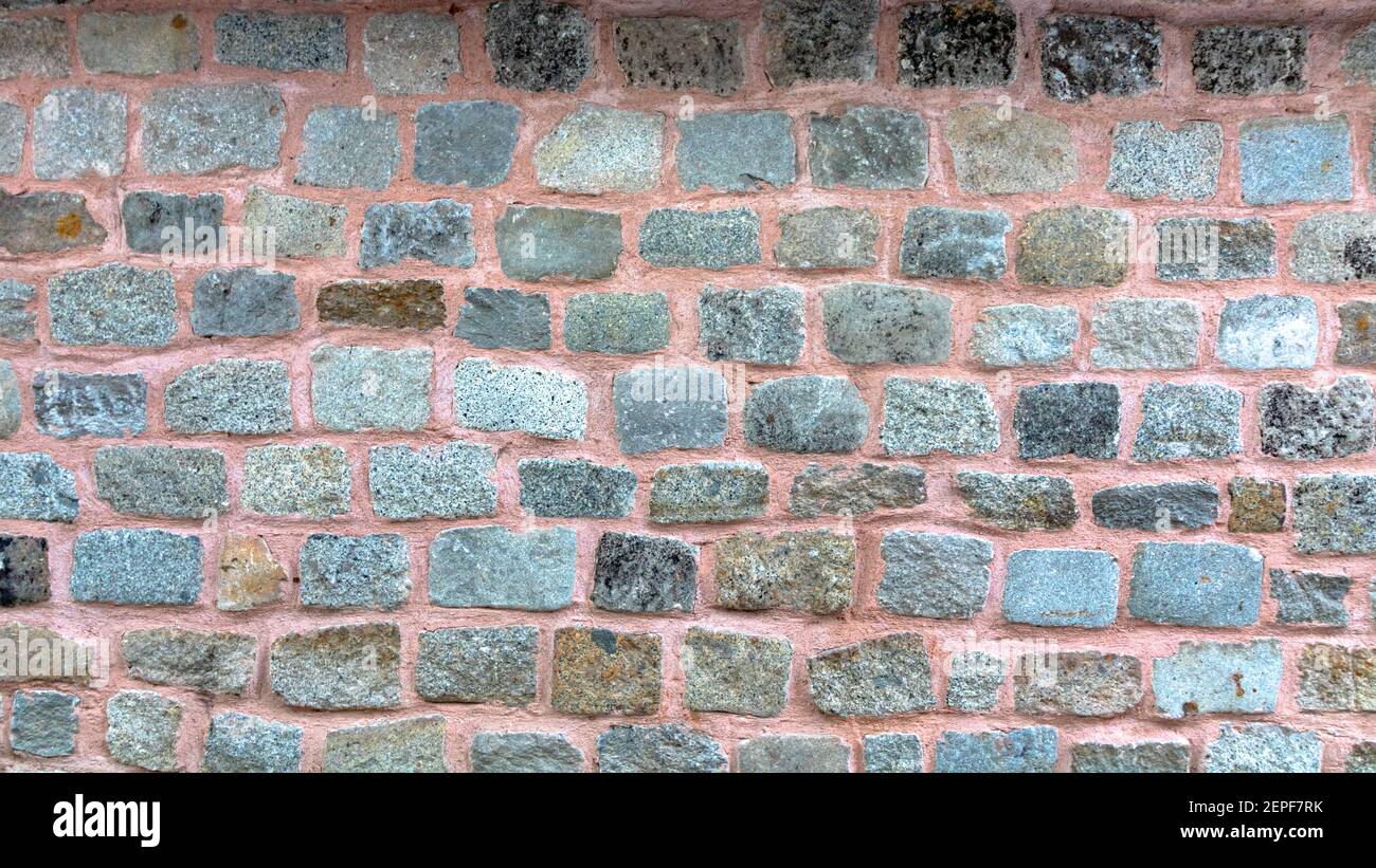 Abstract background of regular stone wall. Stone wall texture ...