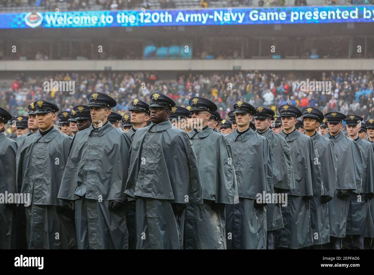 December 14, 2019: Army Cadets during the march-on before an NCAA ...