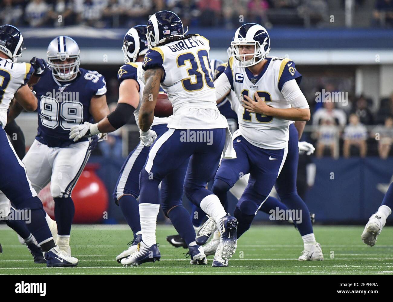 Dec 15, 2019: Los Angeles Rams quarterback Jared Goff #16 who passed ...
