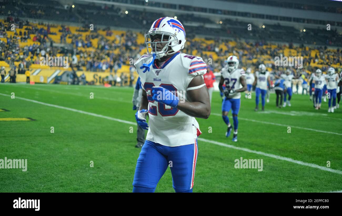 December 15th, 2019: Frank Gore #20 during the Pittsburgh Steelers vs ...