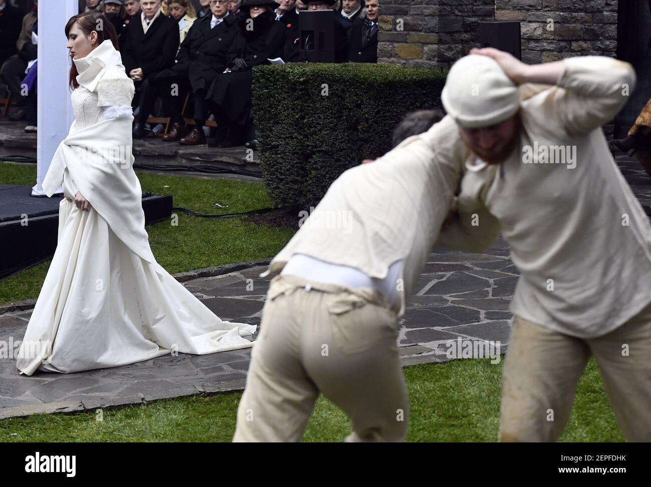 Illustration picture shows the commemoration of the 75th anniversary of ...