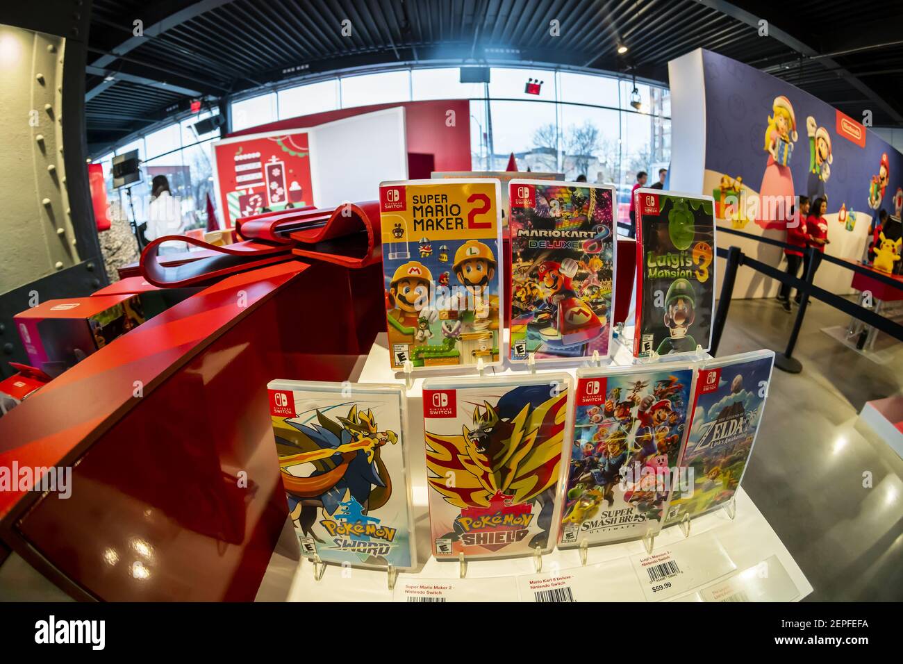 Nintendo Switch activation at the Target "Wonderland!" pop-up store in ...