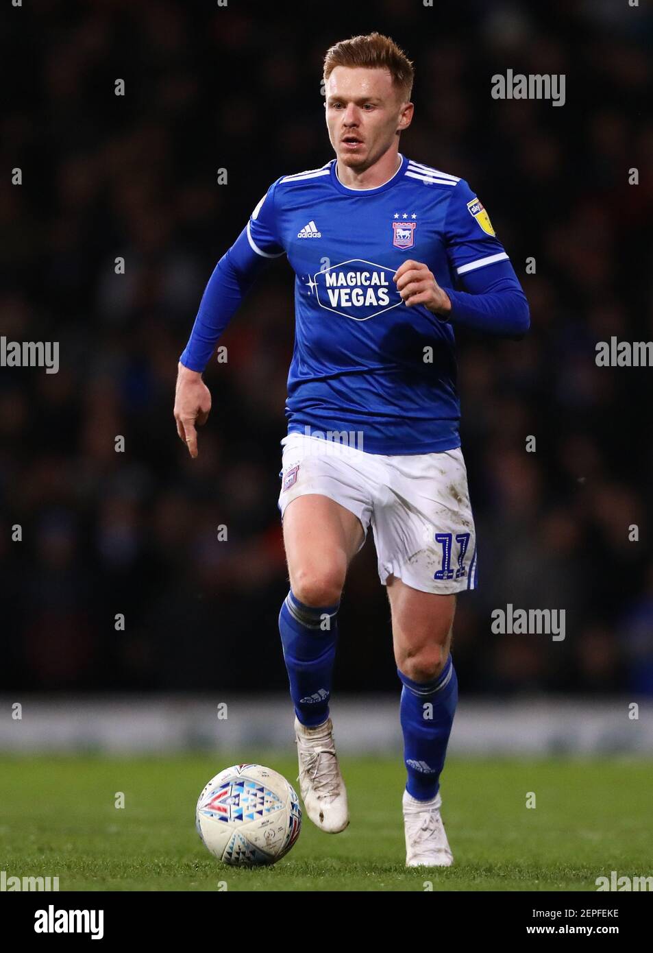 Jon Nolan of Ipswich Town in action during the Sky Bet League One match between Ipswich Town and ...