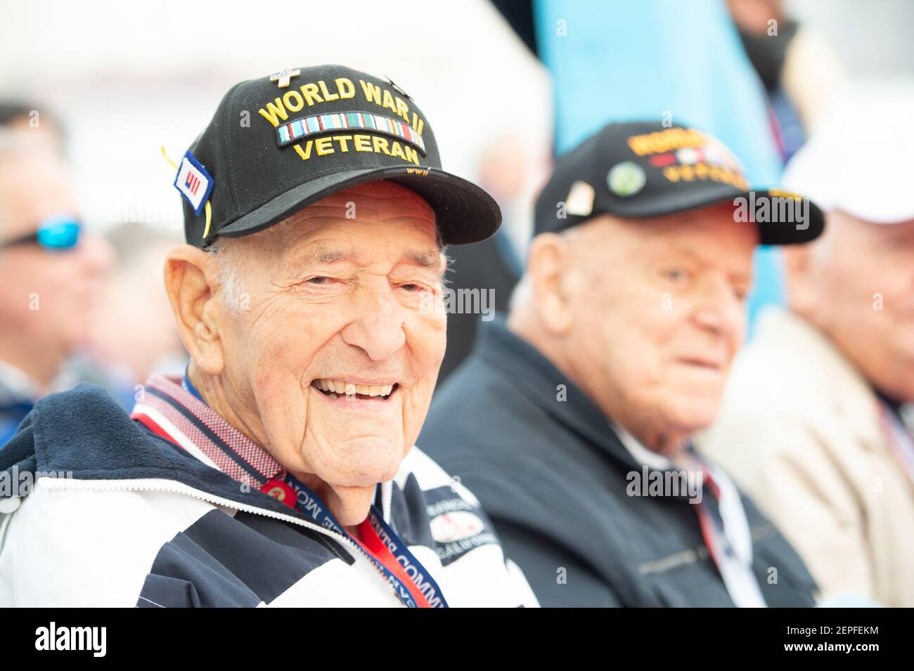 Illustration picture shows veterans during the commemoration of the ...