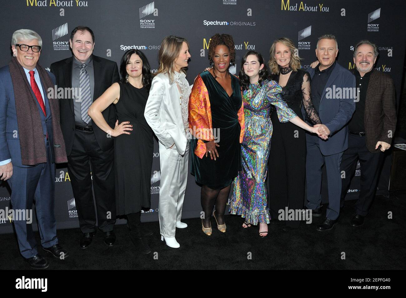 L-R: The cast of Mad About You: exec. Producer Peter Tolan and actors ...