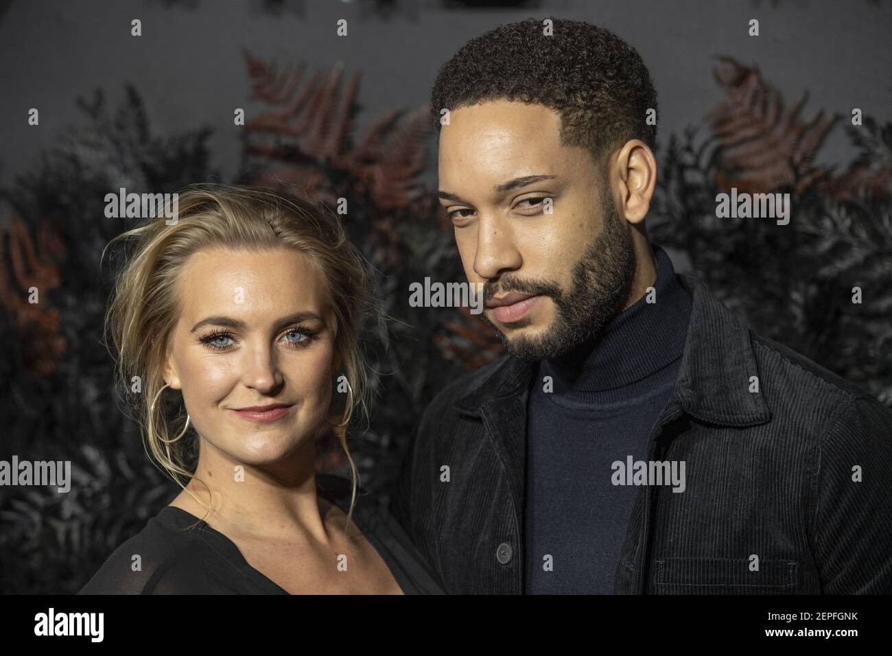 Natalie Herron and Royce Pierreson attend the World Premiere of Netflix ...