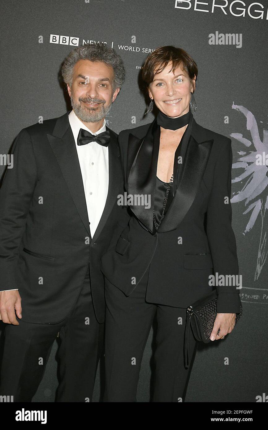 Saad Mohseni and Carey Lowell attends the Berggruen Prize Gala on ...