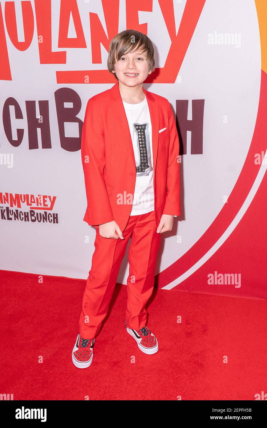 Jonah Mussolino attends the red carpet at the Netflix premiere of John ...