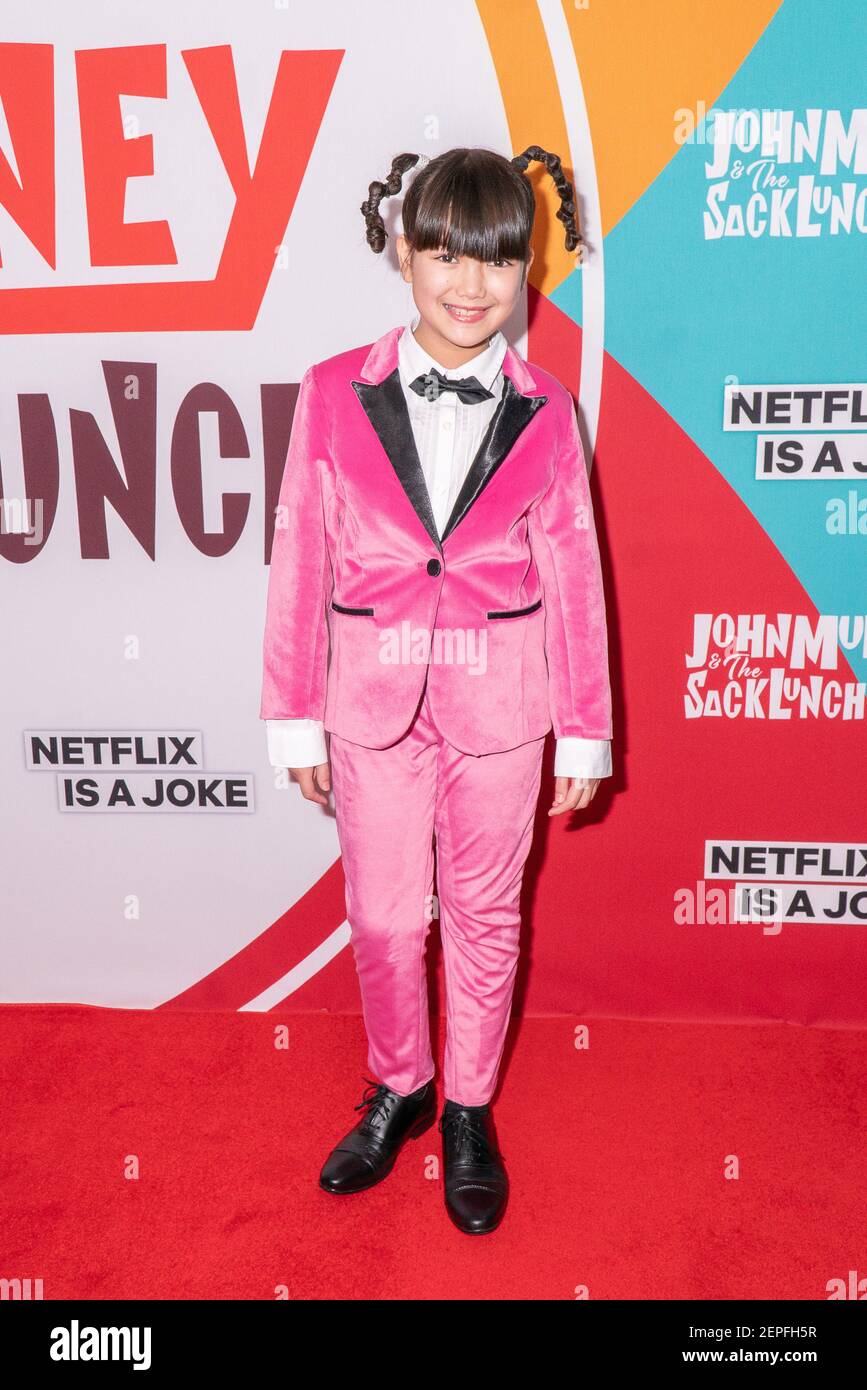 Lexi Perkel attends the red carpet at the Netflix premiere of John ...
