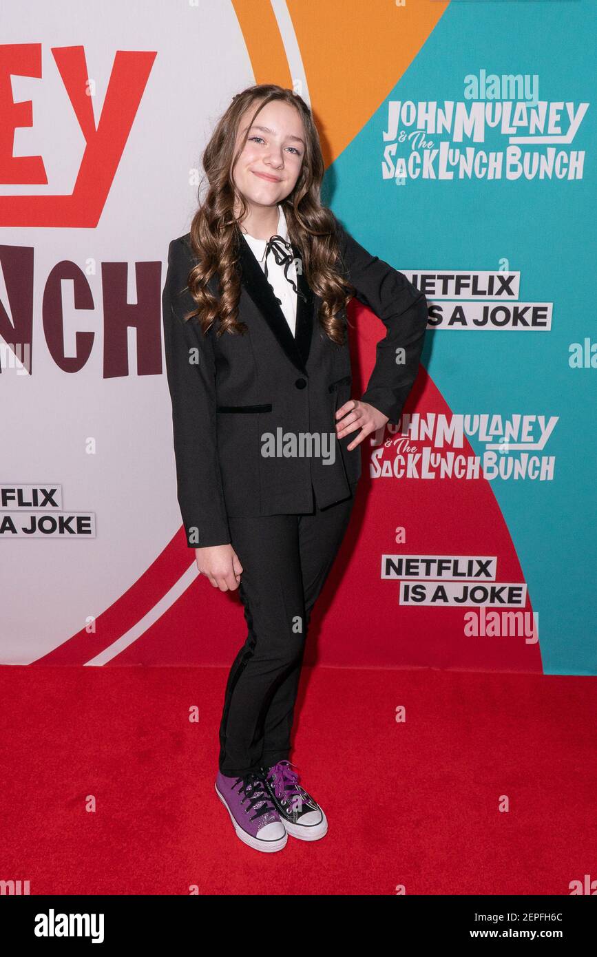Ava Briglia attends the red carpet at the Netflix premiere of John ...