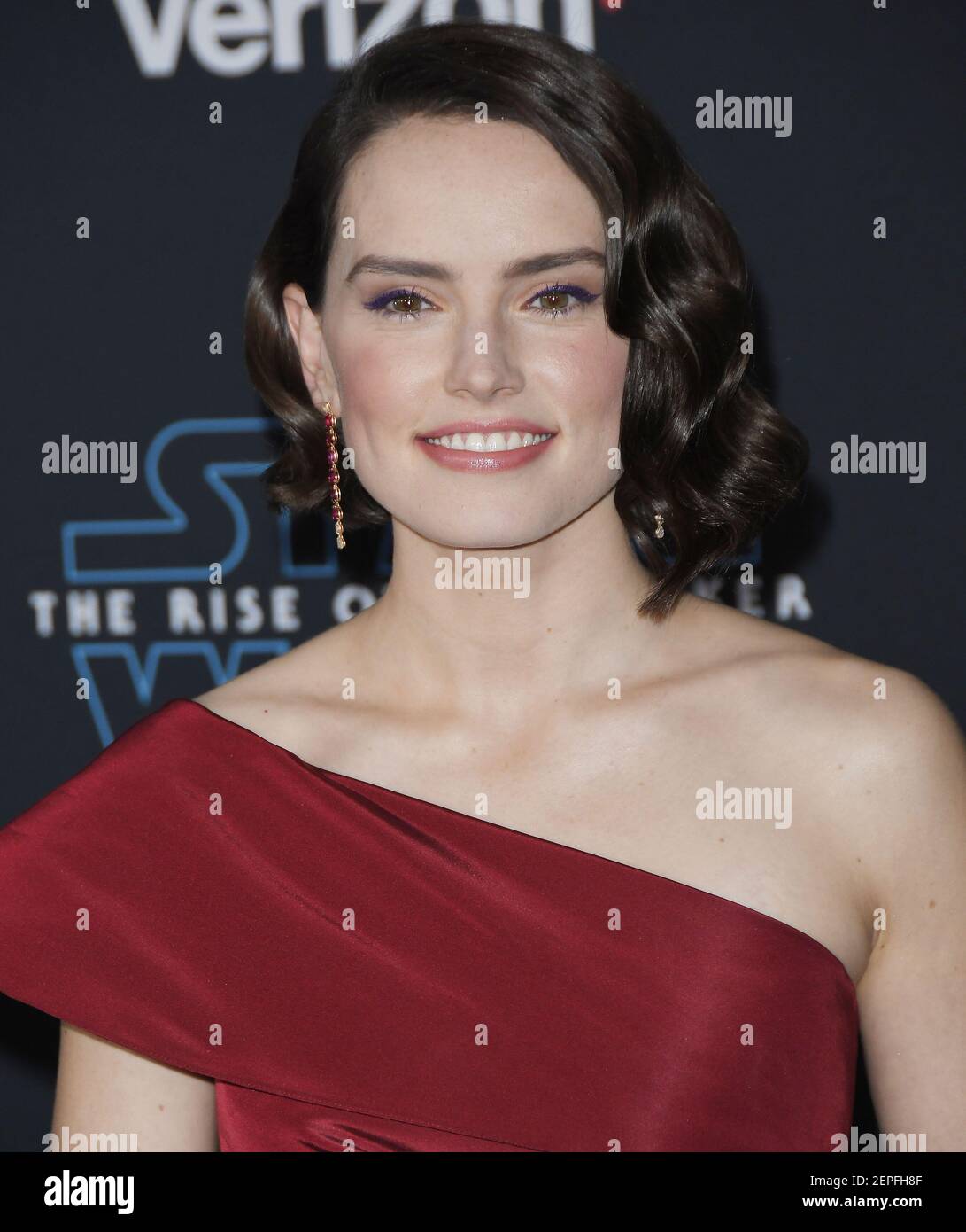 Daisy Ridley arrives at Disney’s STAR WARS THE RISE OF SKYWALKER held ...