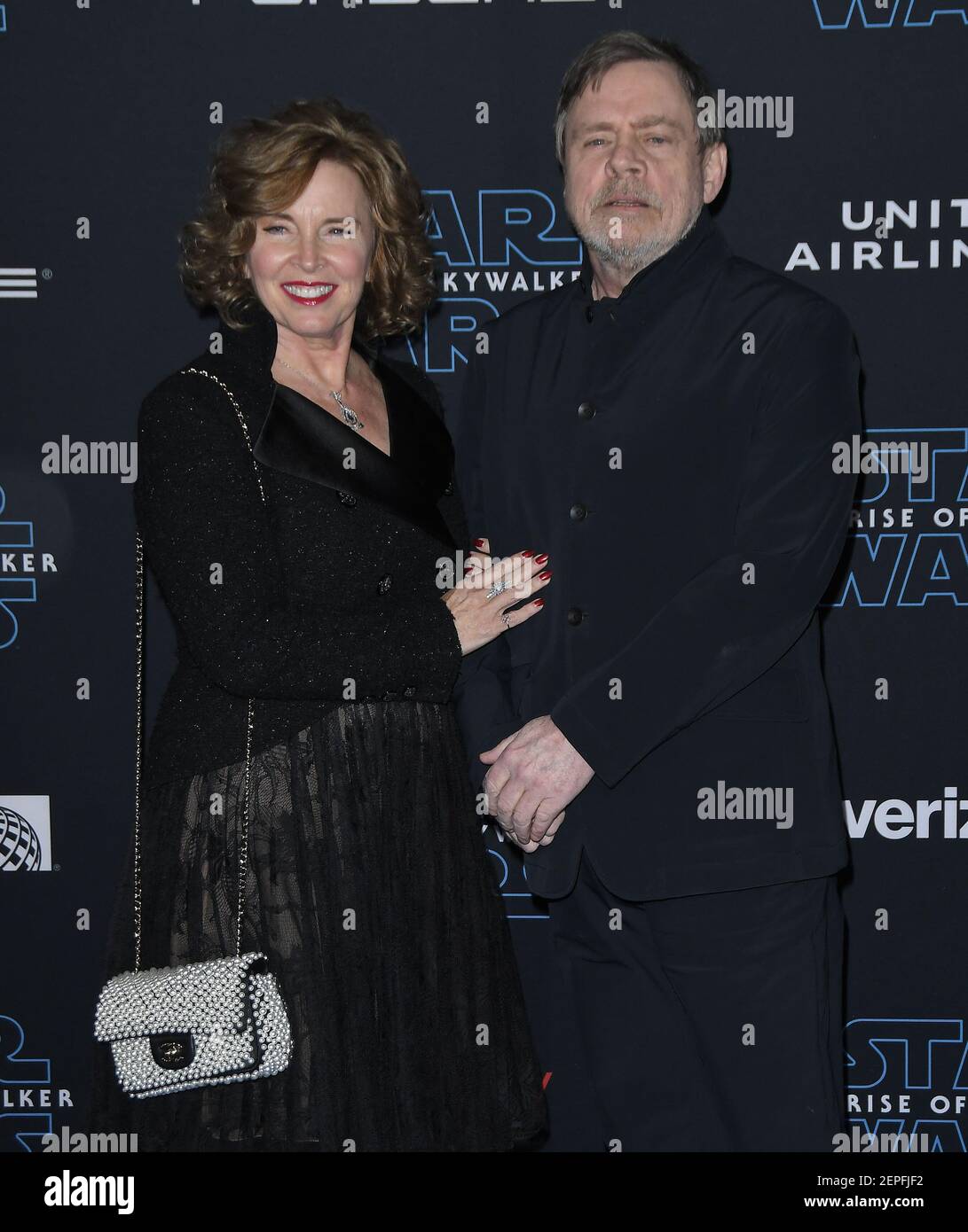 Marilou York and Mark Hamill at Disney’s STAR WARS THE RISE OF ...