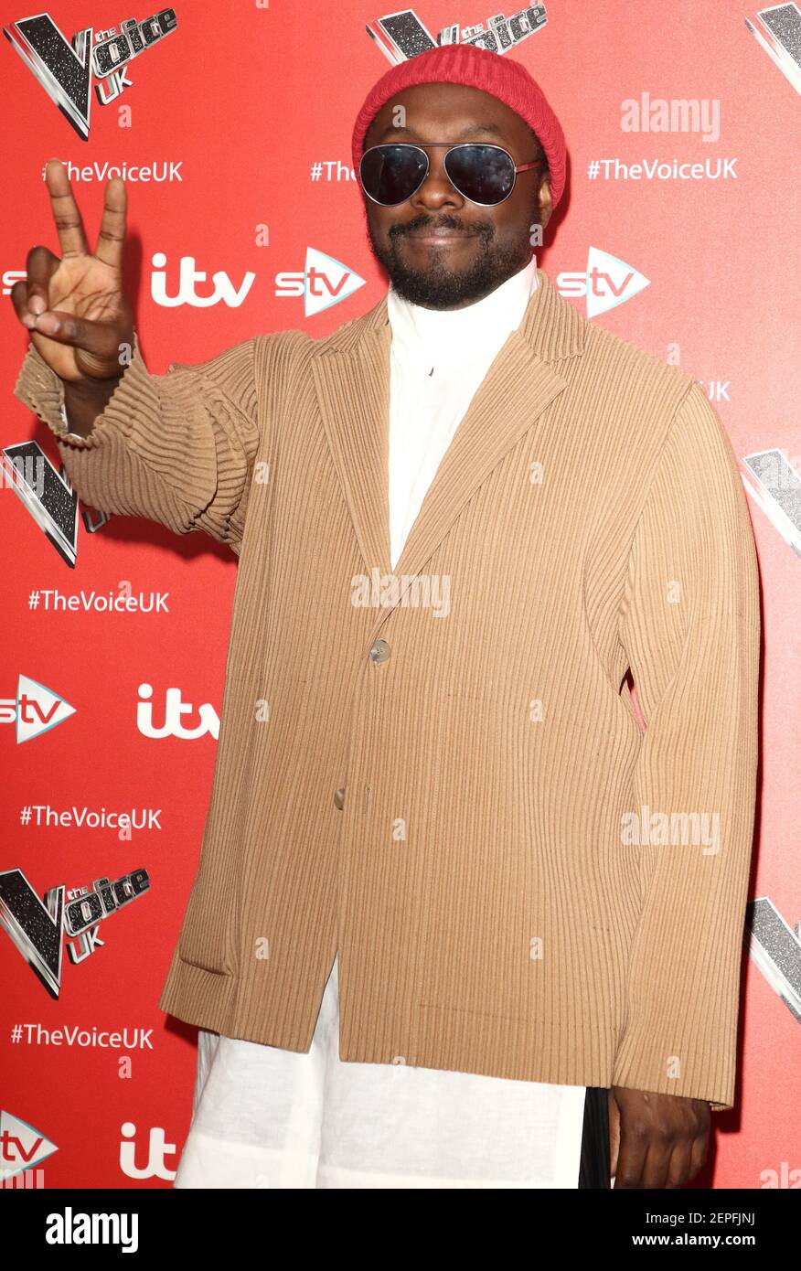 Will.i.am attends the Voice UK Series 9 launch at The Soho Hotel in ...