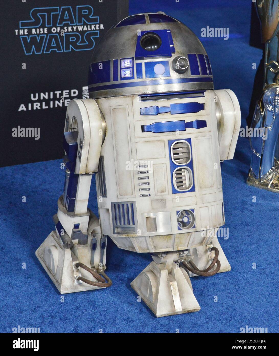 R2-D2 arrives at Disney’s STAR WARS THE RISE OF SKYWALKER held at the ...