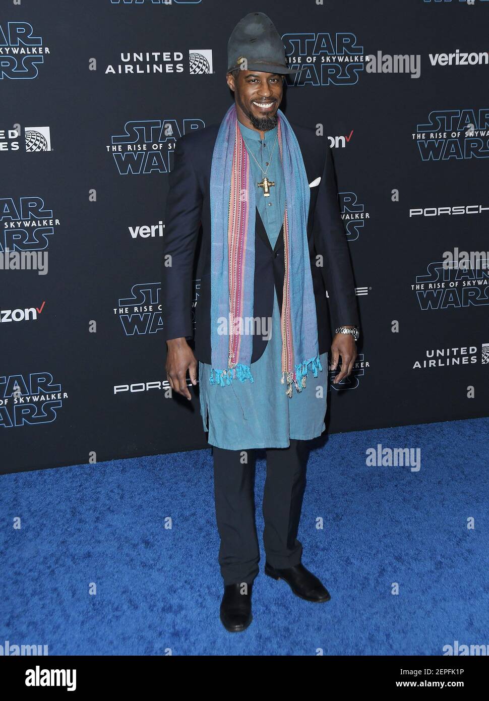 Ahmed Best arrives at Disney’s STAR WARS THE RISE OF SKYWALKER held at ...