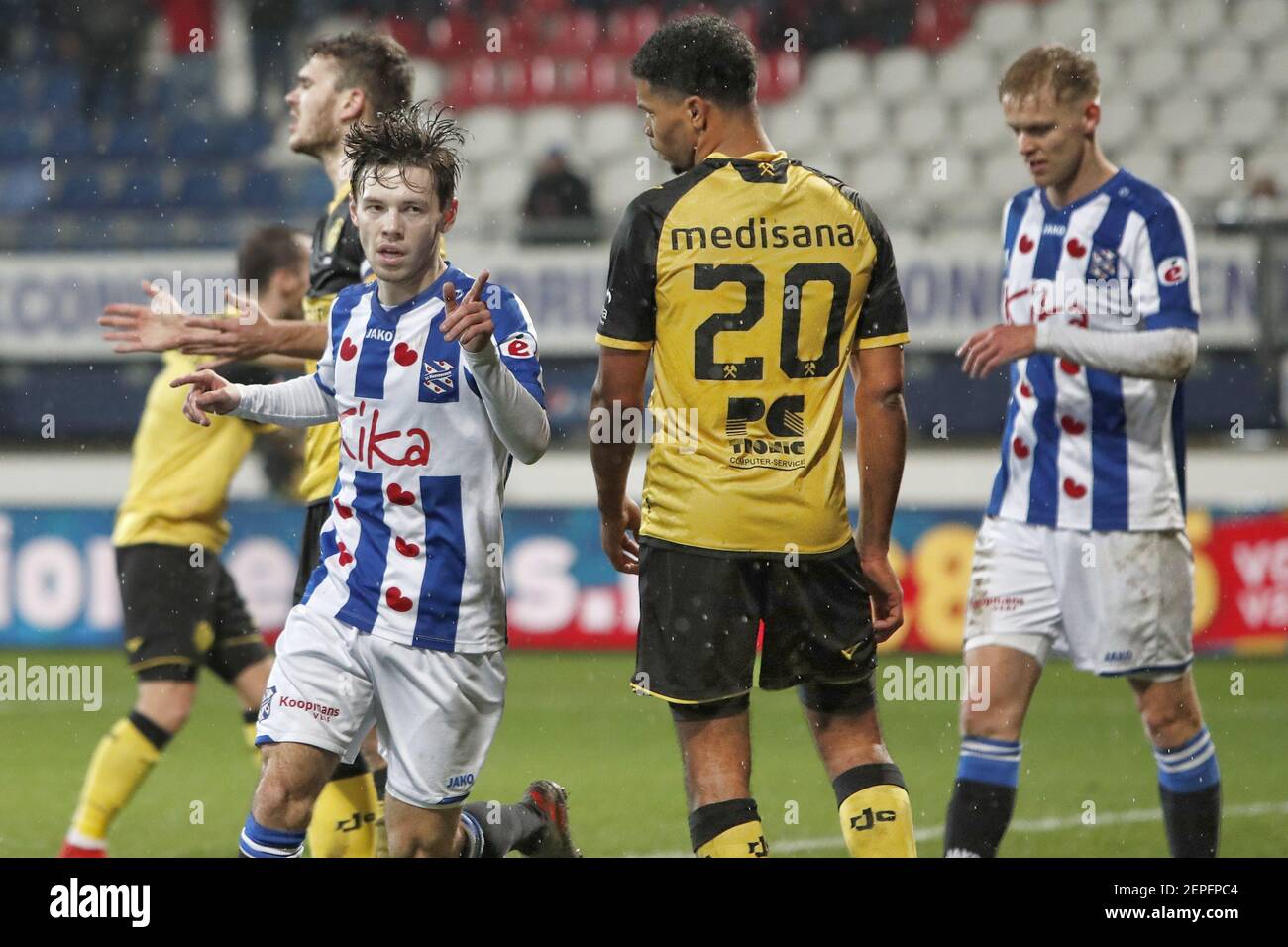 HEERENVEEN, 17-12-2019, Abe Lenstra stadium Dutch football TOTO KNVB ...