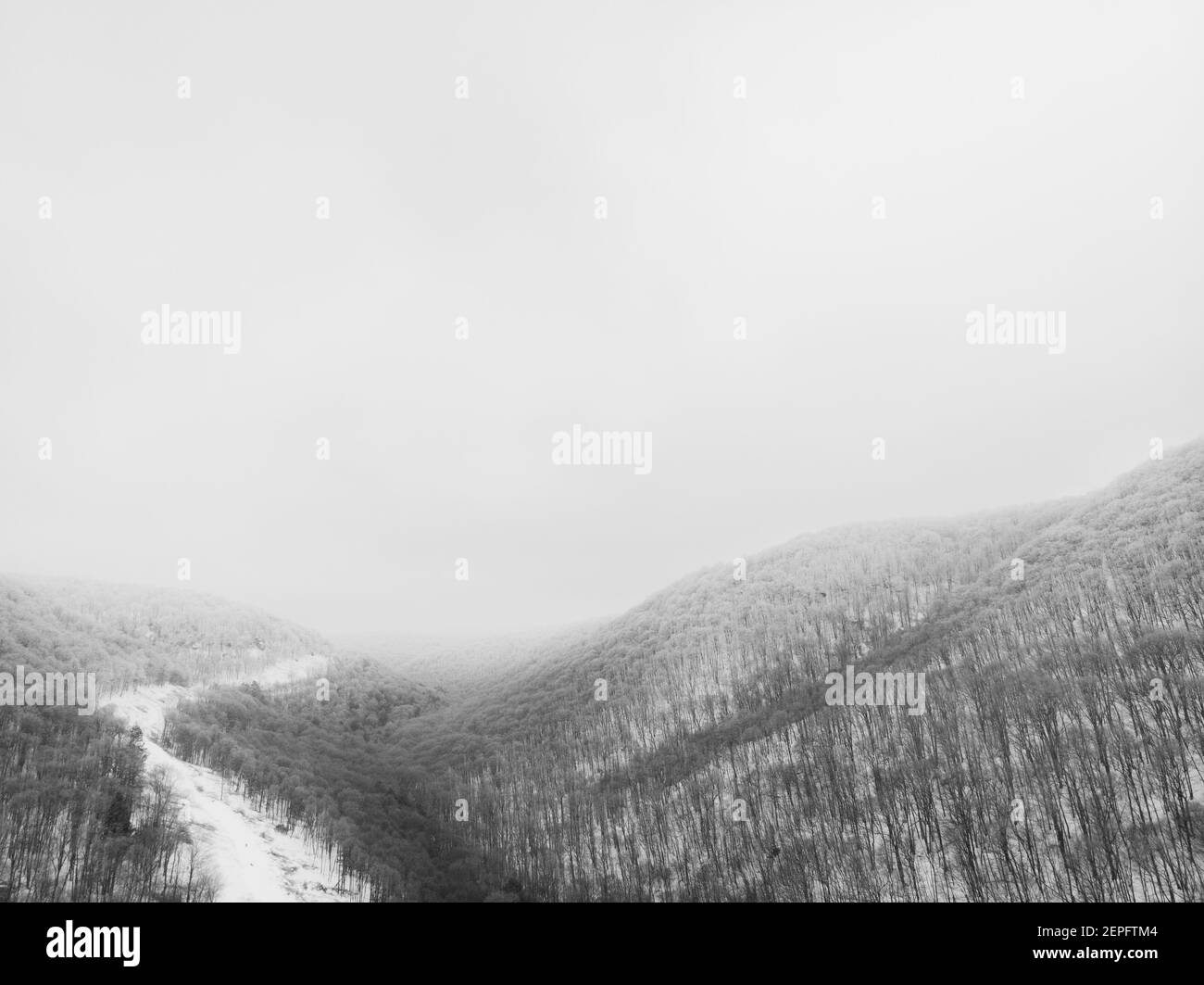 Appalachian mountains winter aerial hi-res stock photography and images ...