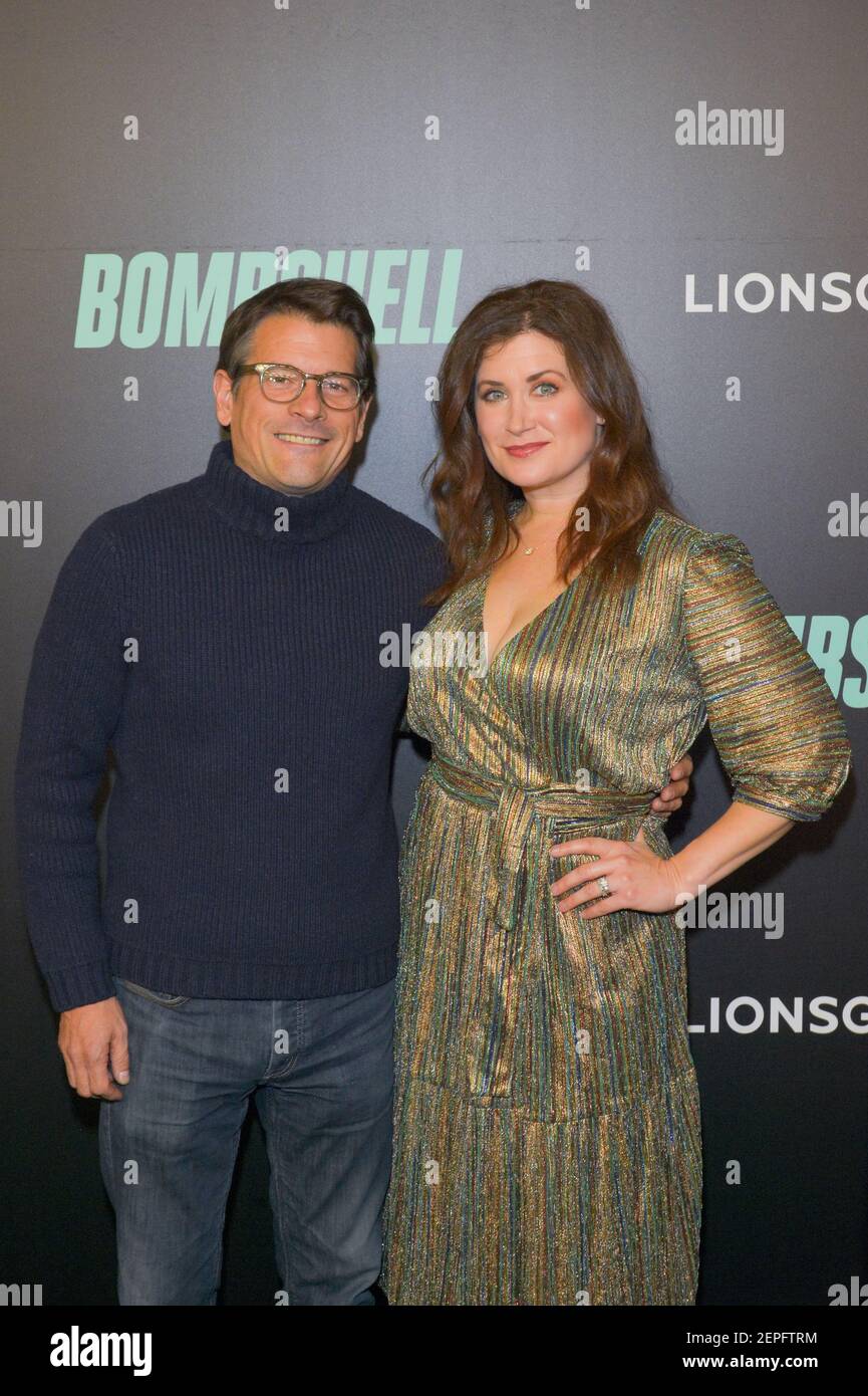 Mark Ricker and Michelle Graham attend the Bombshell New York Screening ...