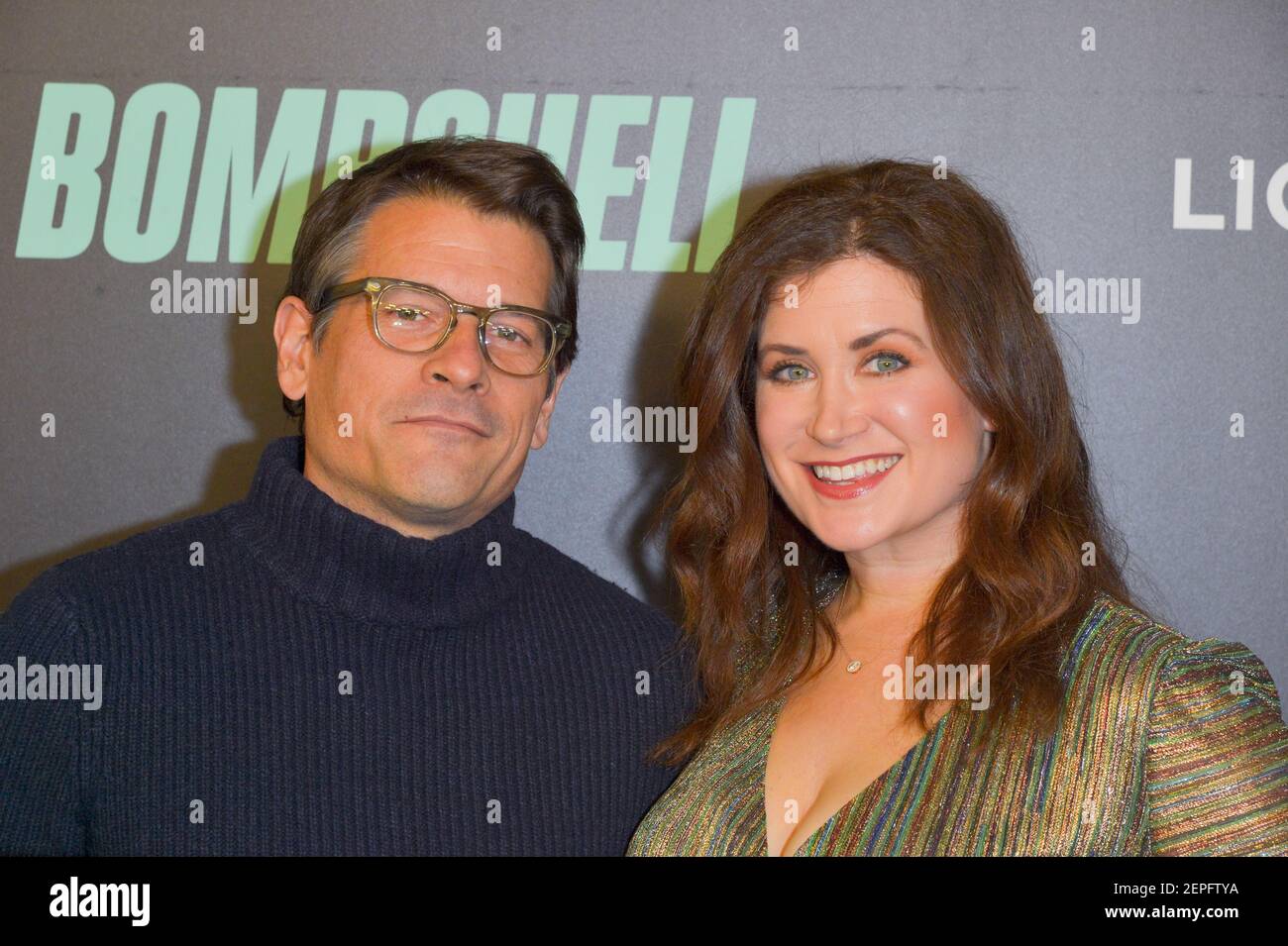Mark Ricker and Michelle Graham attend the Bombshell New York Screening ...