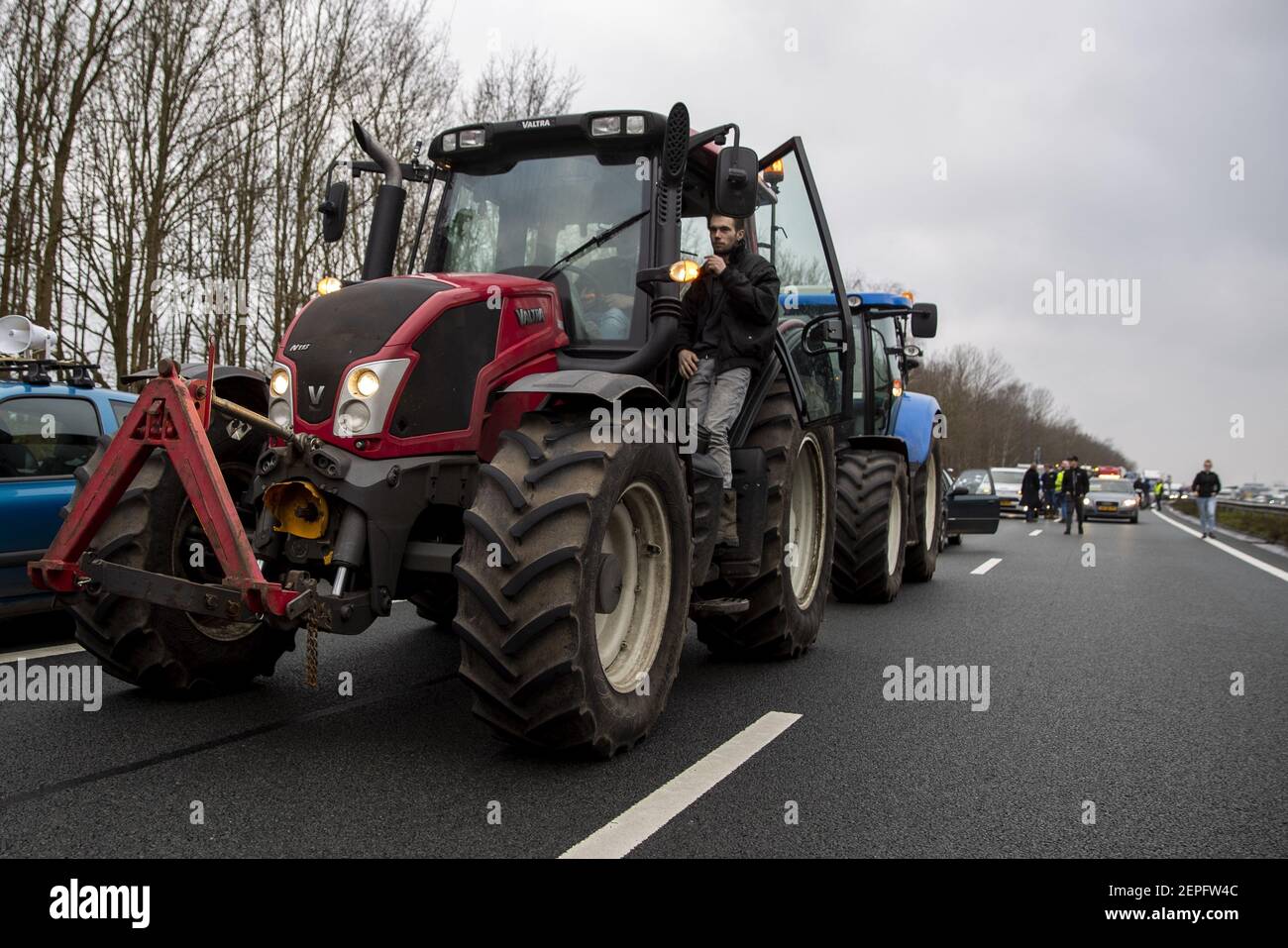 ALMELO, 18-12-2019, Netherland, Dutchnews, Farmers protest at the ...