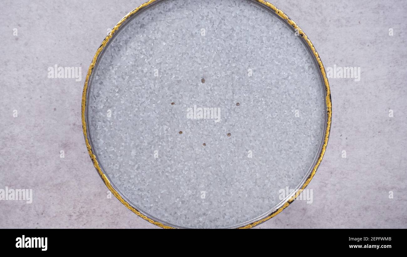 Flat lay. Step by step. Decorating lemon cranberry bundt cake with ...