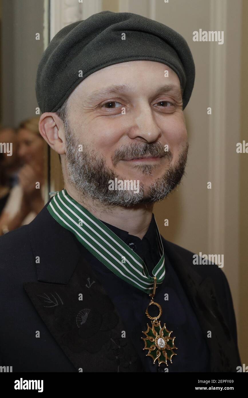 Flemish choreographer Sidi Larbi Cherkaoui pictured during a ceremony ...