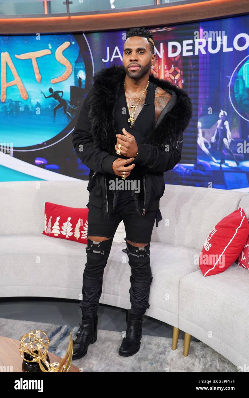 MIAMI, FL - DEC18: Jason Derulo is seen during Despierta America to ...