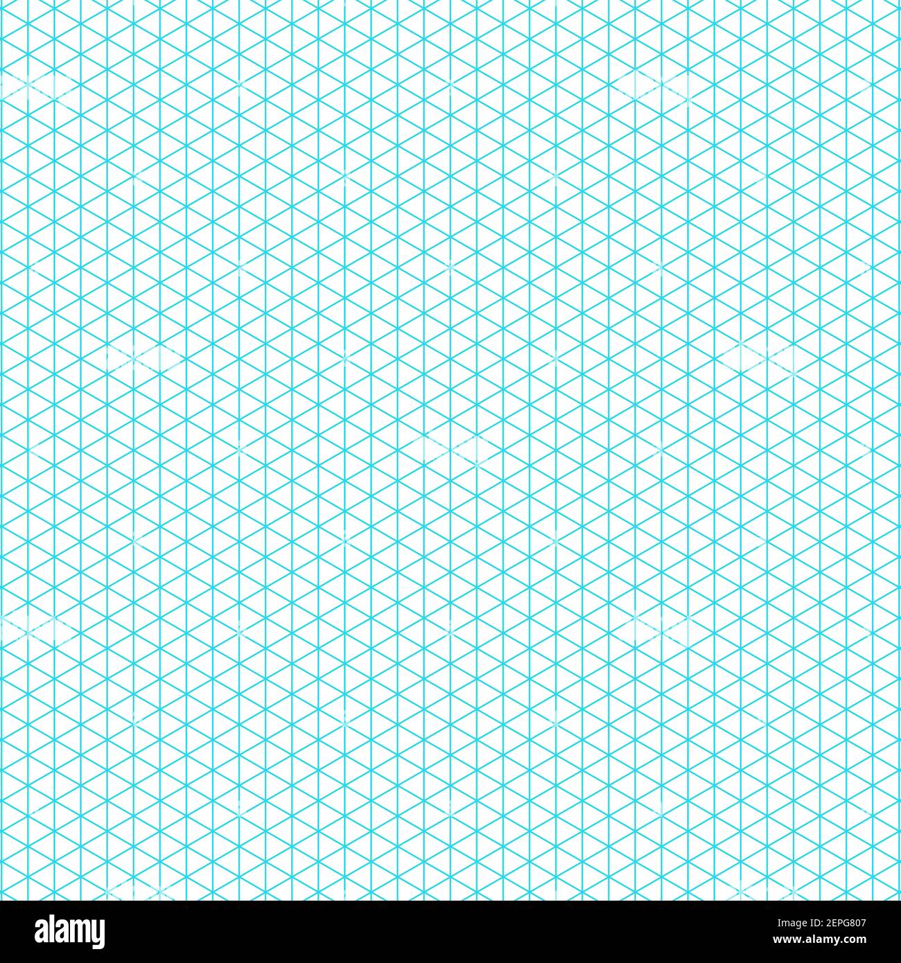 Grid paper. Isometric black grid on white background. Abstract lined ...