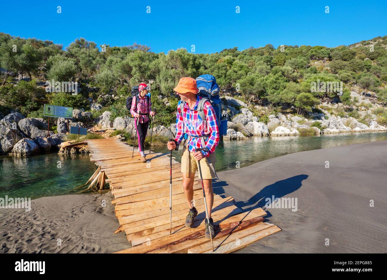 Beautiful nature landscapes in Turkey mountains. Lycian way is famous ...