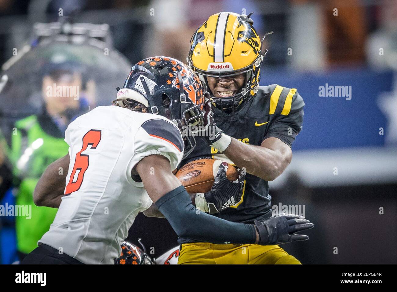December 21, 2019: Fort Bend Marshall Buffalos running back Devon ...
