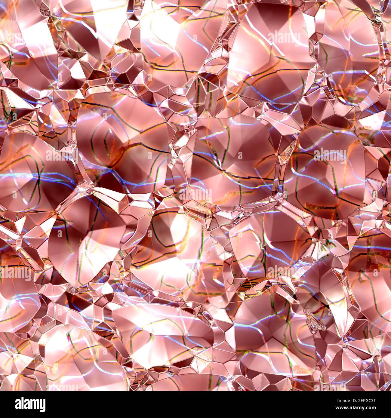 3D rendering of creative color engraved glass seamless background ...