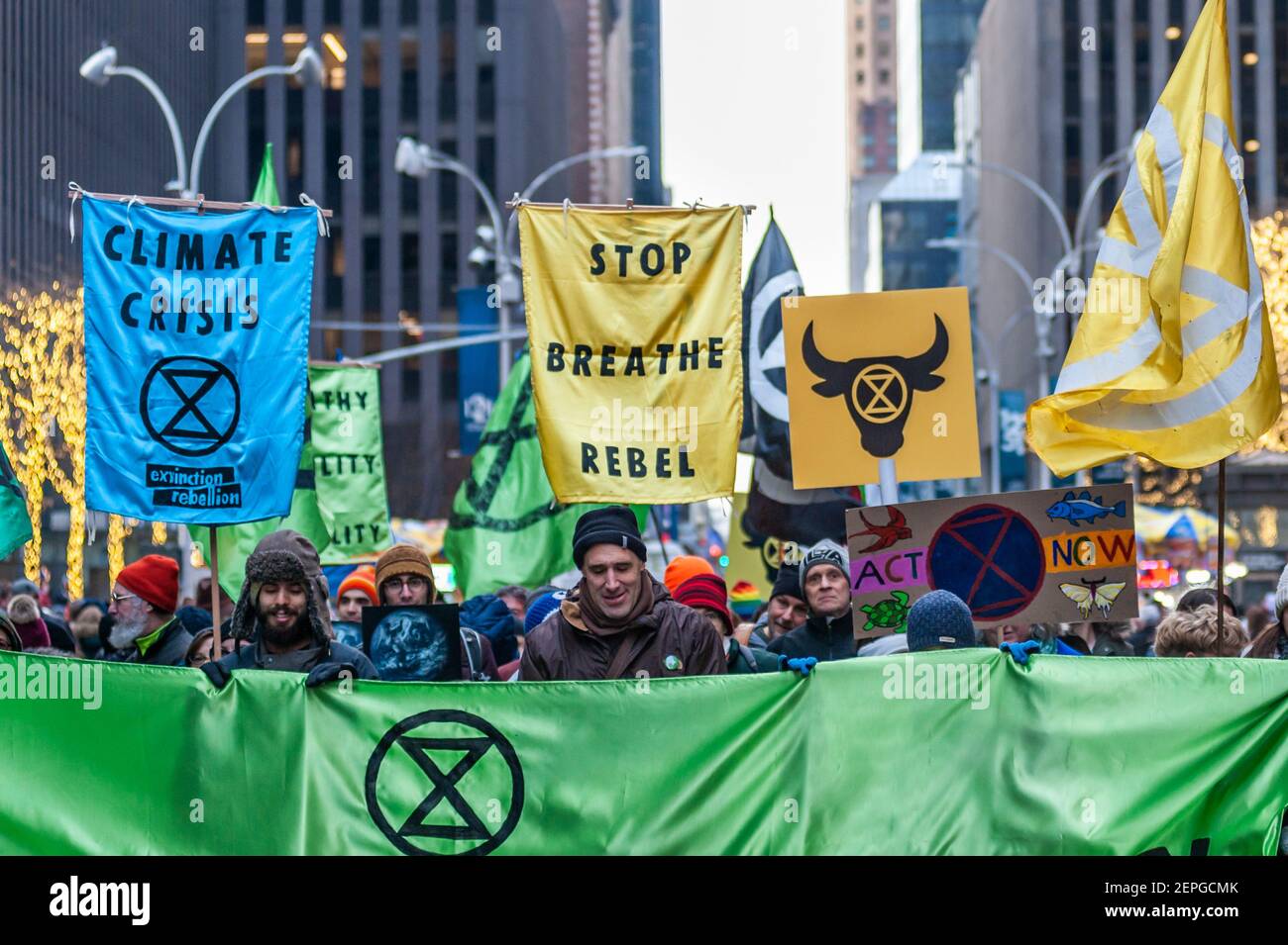 Drawing attention to the ecological collapse caused by climate chaos ...