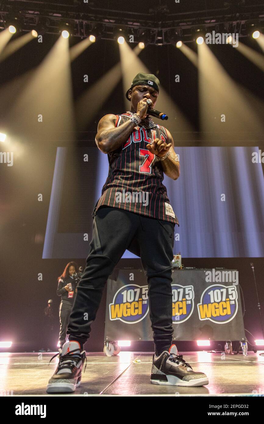 DaBaby (Jonathan Lyndale Kirk) performs onstage during the WGCI Big Jam ...