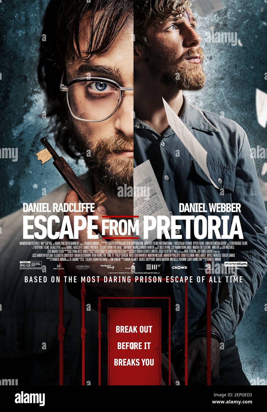 DANIEL RADCLIFFE and DANIEL WEBBER in ESCAPE FROM PRETORIA (2020 ...