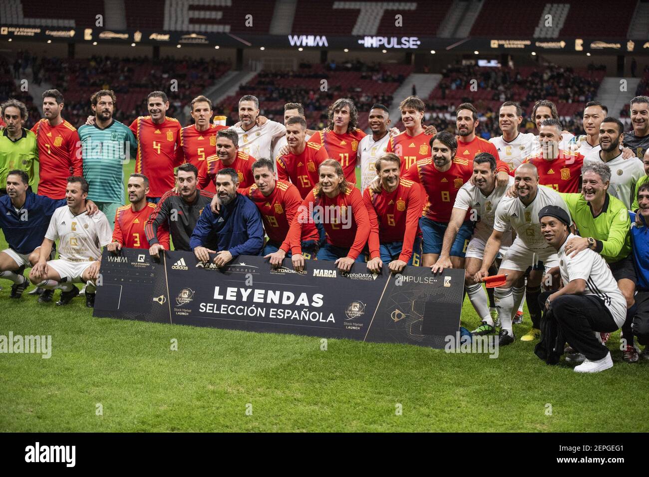 The objective of Spanish National Team Legends vs Goldstandard Legends ...