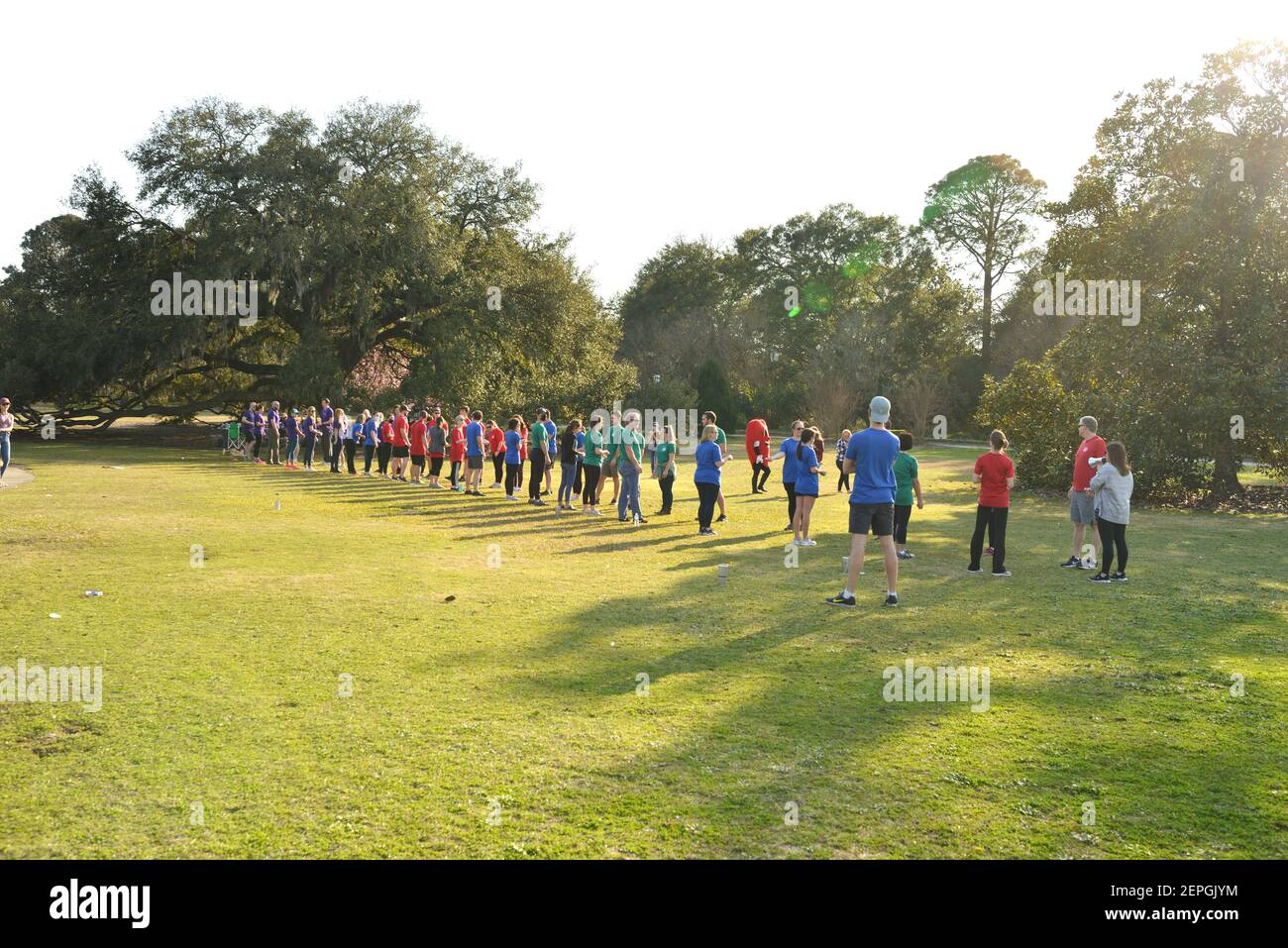Hampton Park Model of Confederate sub Hunley and volunteers lined up ...