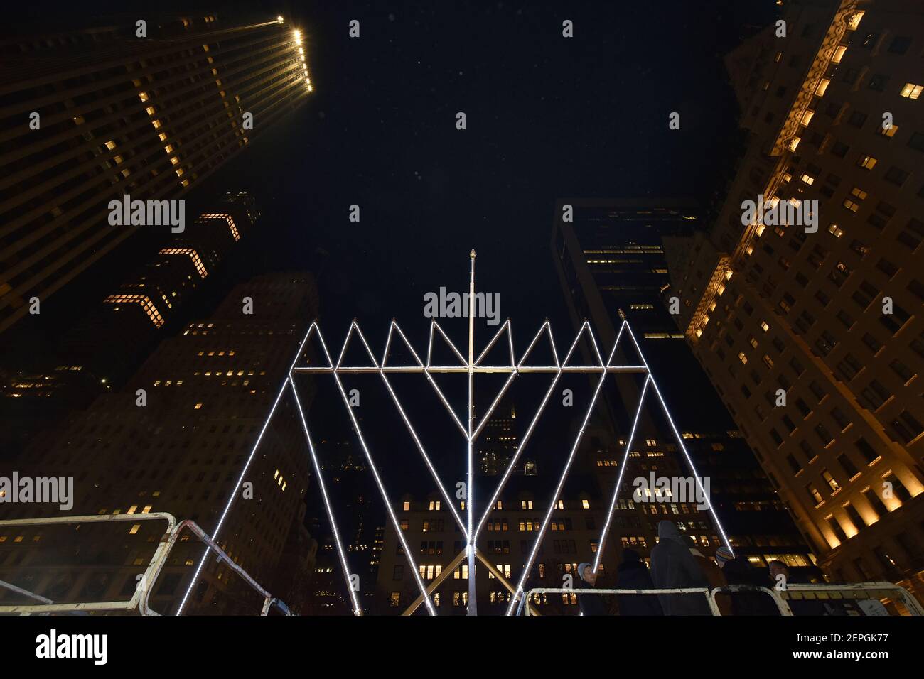 World’s largest Menorah is lit on the first night Hanukkah”, at Grand ...
