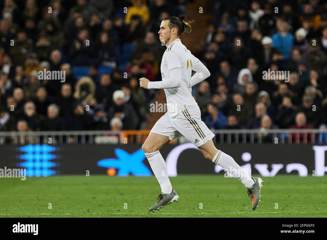 Gareth Bale of Real Madrid seen in action during the La Liga match ...