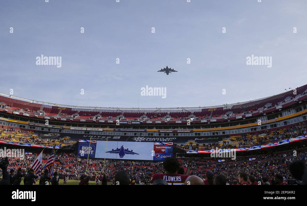 December 22, 2019: Air Force transport aircraft flies over the field ...