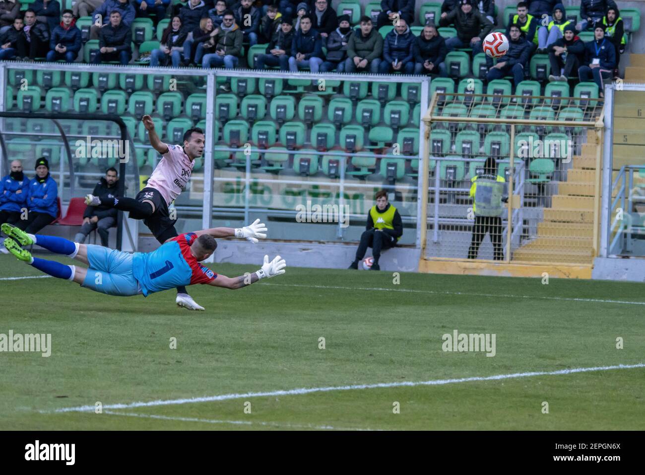 Luca Ficarotta during SSD Palermo vs ASD Troina at Stadio Renzo Barbera ...