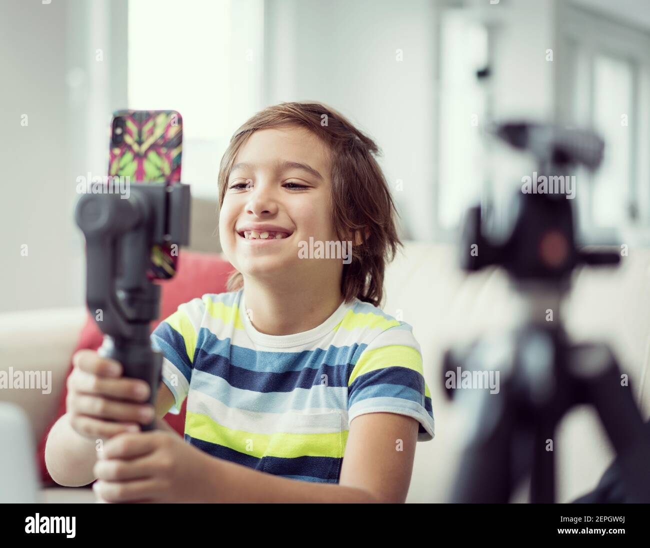 School recording video hi-res stock photography and images - Alamy