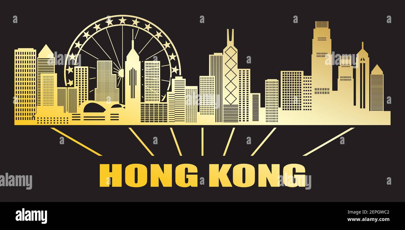 Night view chinese city Stock Vector Images - Alamy