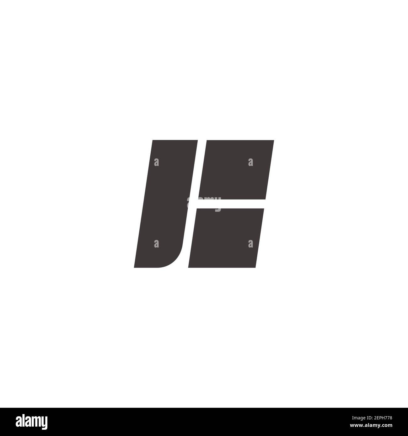 Simple elegant flat symbol logo design vector brand square hi-res stock ...