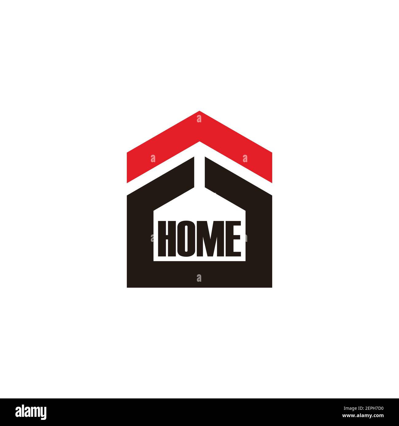 text home arrow geometric symbol vector Stock Vector Image & Art - Alamy