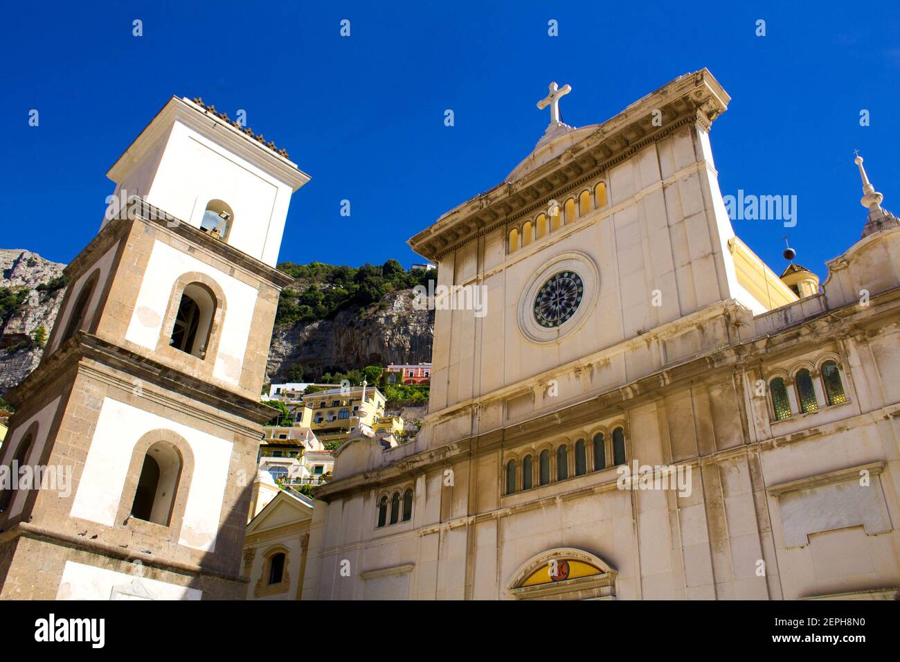 Positano cathedral hi-res stock photography and images - Alamy
