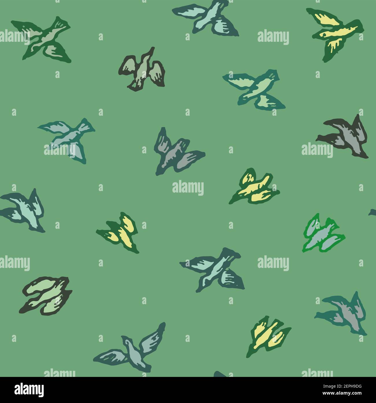 Flying starling Stock Vector Images - Alamy