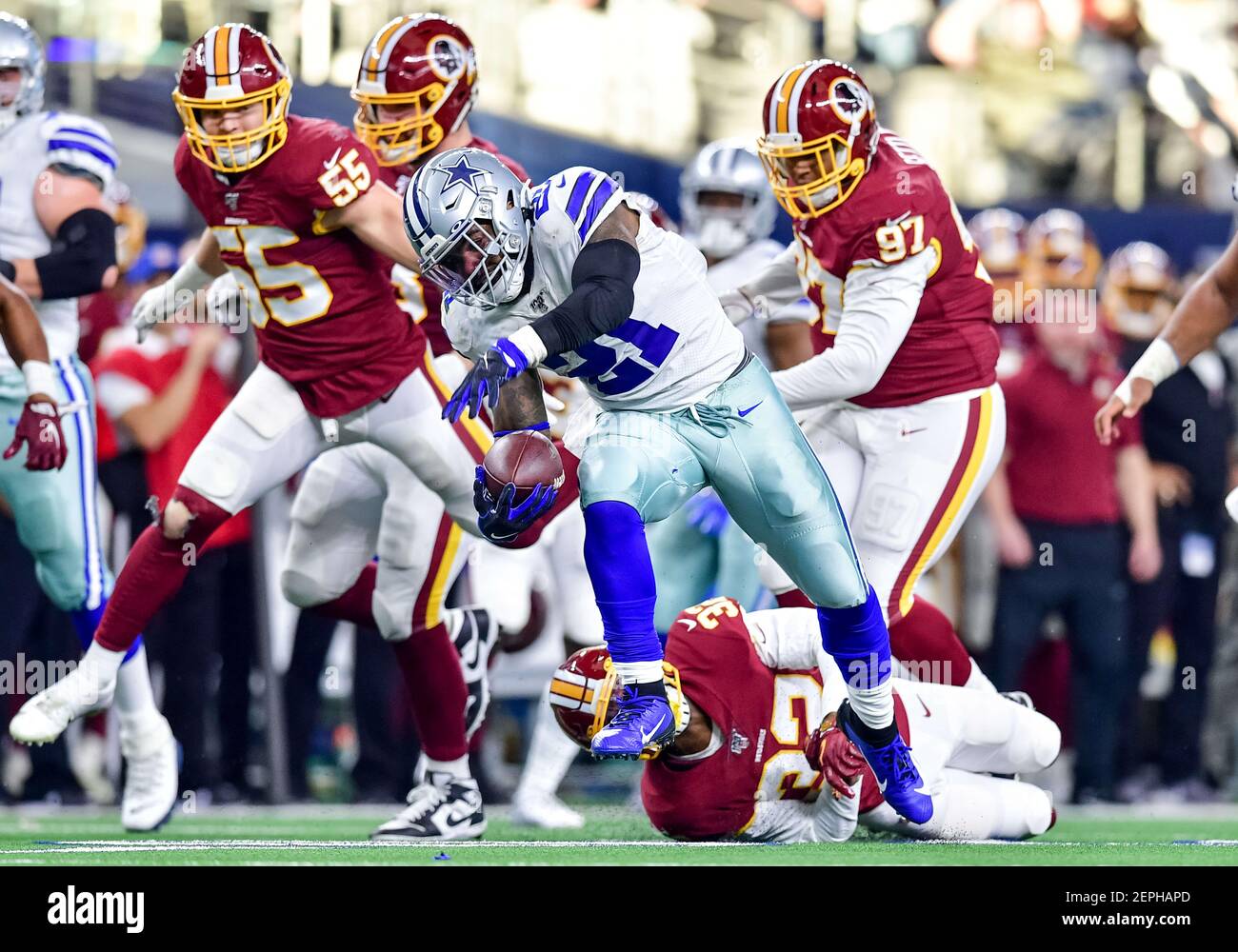 December 29th, 2019:.Dallas Cowboys running back Ezekiel Elliott (21 ...